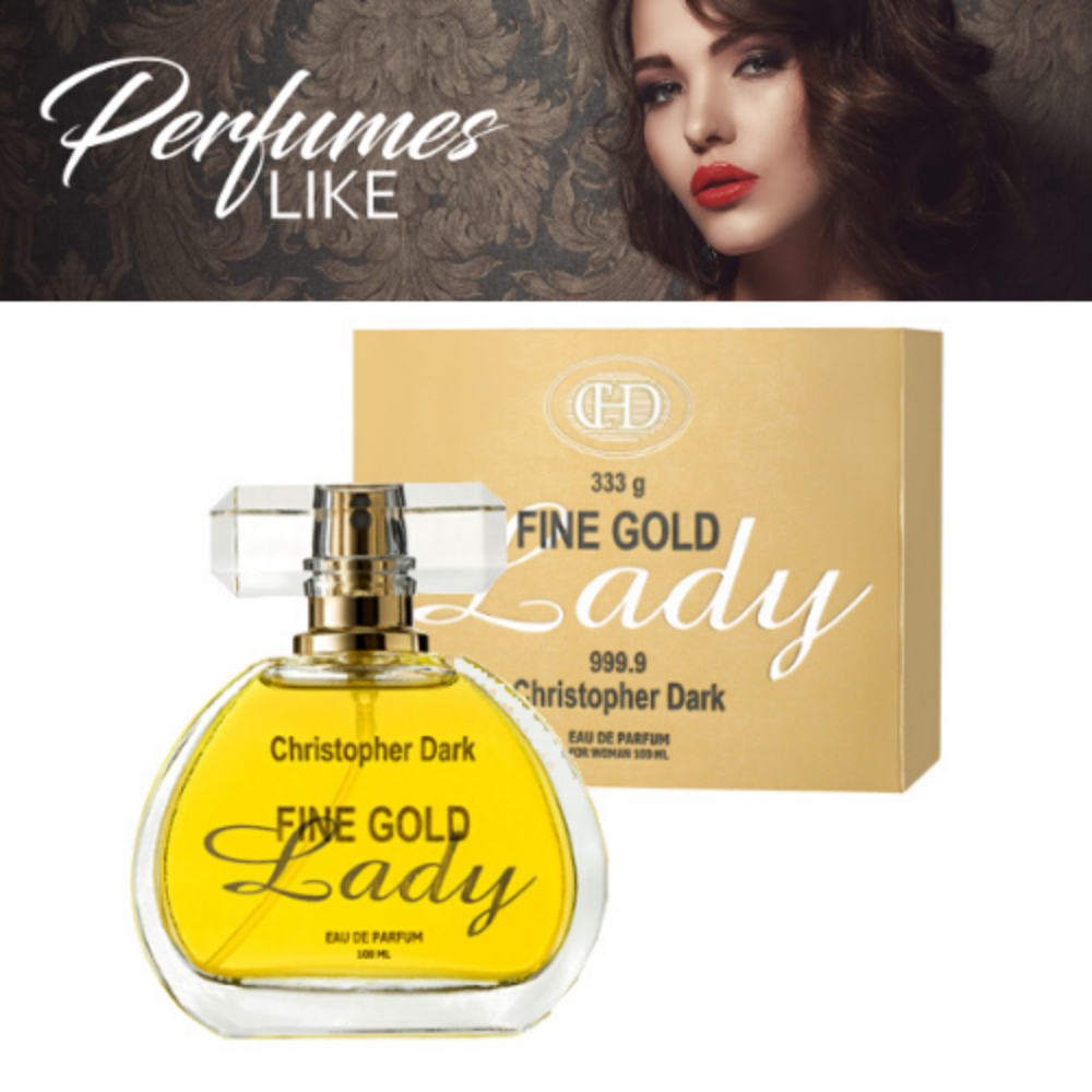 Fine Gold Lady Eau de Parfum by Christopher Dark – PerfumesLike Ltd